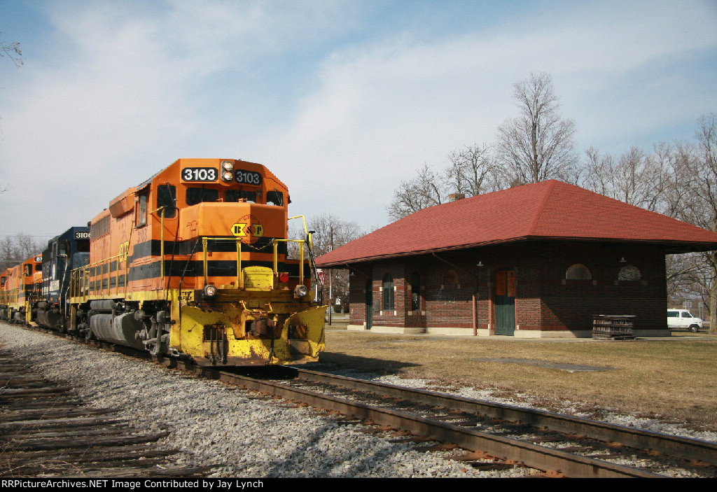 B & P 3103 GP40-3 EMD 1967